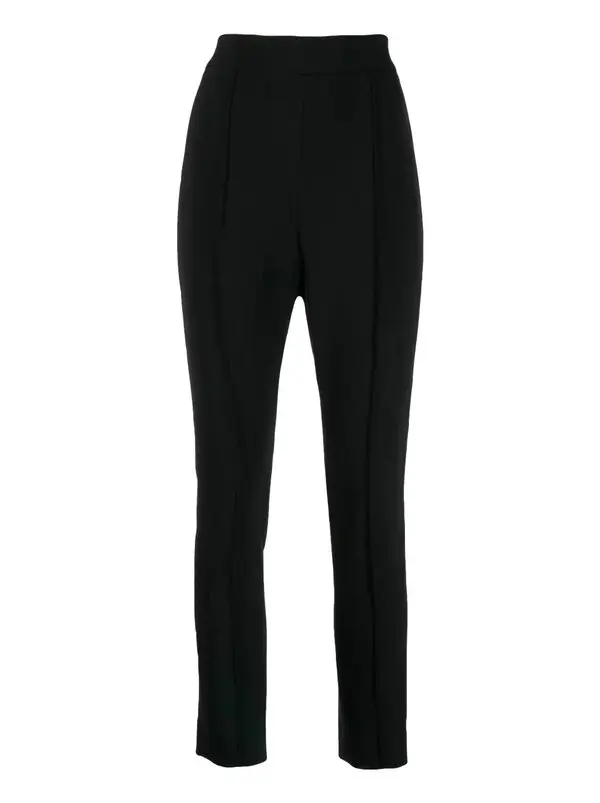 Carolina Herrera High-waisted Cropped Trousers - Black