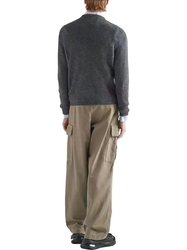 Prada Long-sleeve Cashmere Jumper - Grey