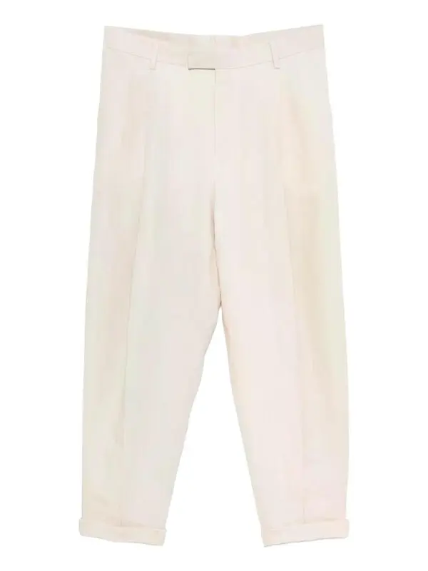 Dolce & Gabbana Linen Trousers - Neutrals
