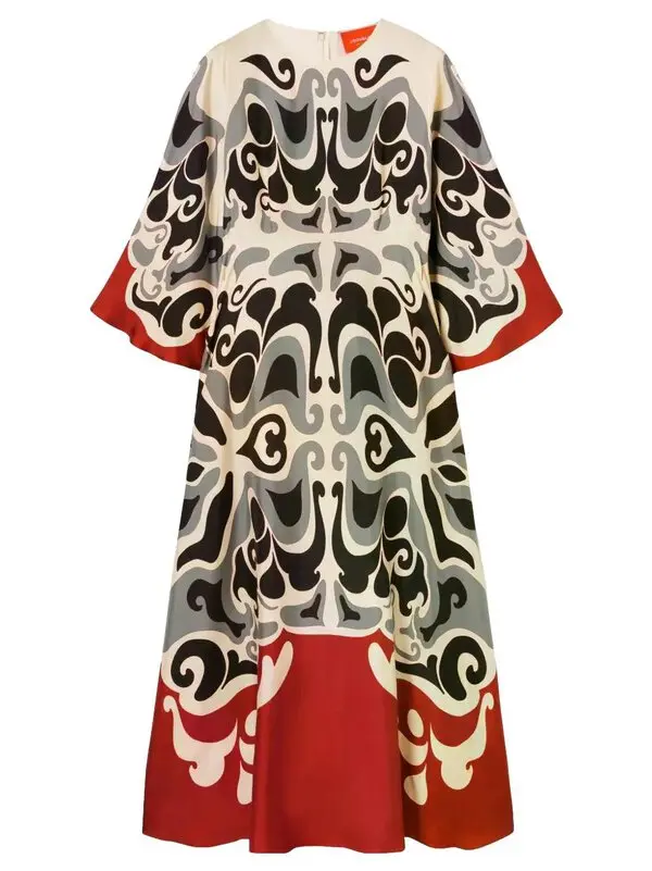 La DoubleJ Sorella Bell-sleeve Maxi Dress - Black