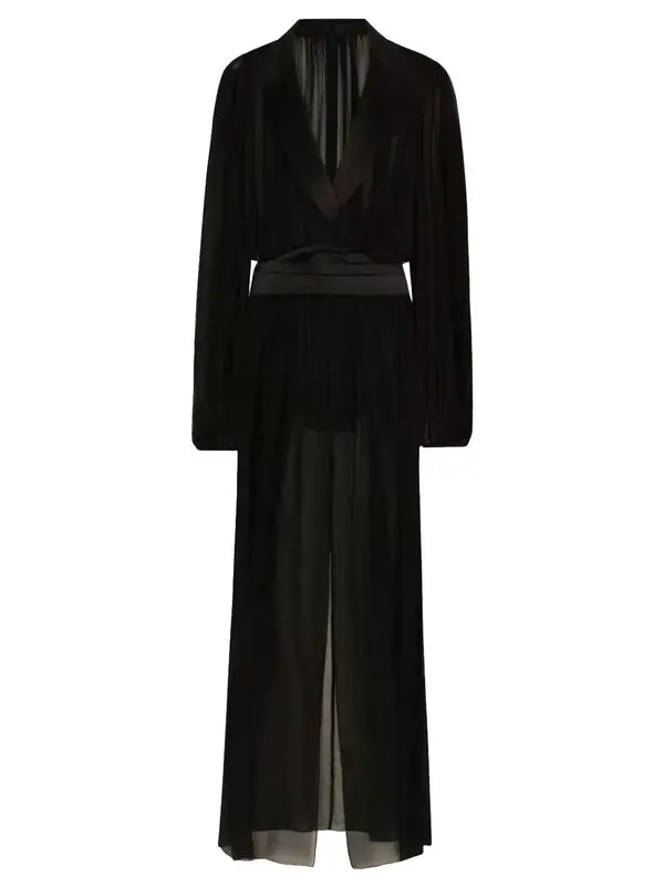 Dolce & Gabbana Chiffon Dress - Black