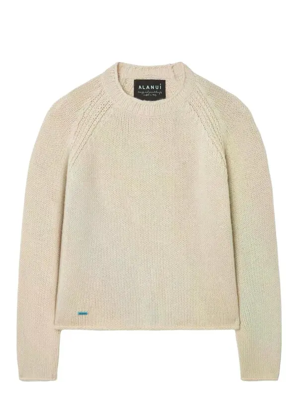Alanui Cashmere-cotton Jumper - Neutrals