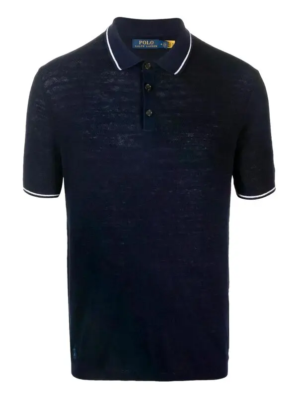 Polo Ralph Lauren Logo-embroidered Short-sleeve Polo Shirt - Blue