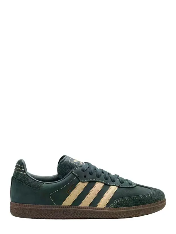 Adidas Samba Og Sneakers In Nubuck And Suede - Green