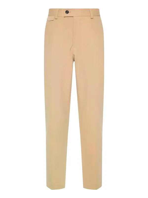 BOSS Pressed-crease Trousers - Neutrals