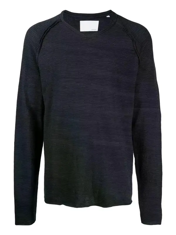 PRIVATE STOCK LABS The Thierry Stripe-print T-shirt - Blue