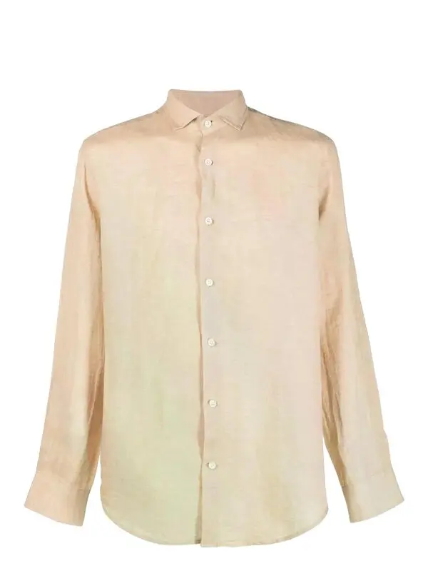 Frescobol Carioca Long-sleeve Linen Shirt - Neutrals
