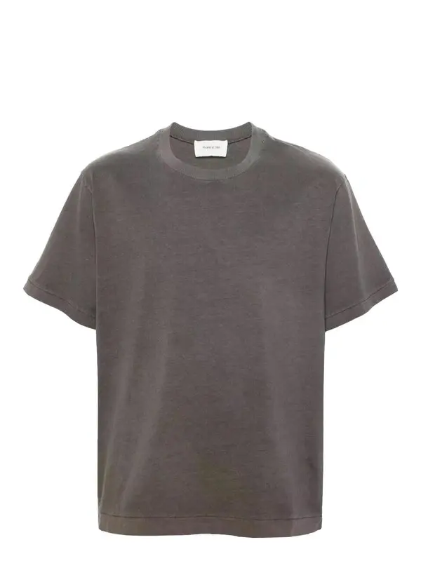 ATOMO FACTORY Distressed-finish Cotton T-shirt - Grey
