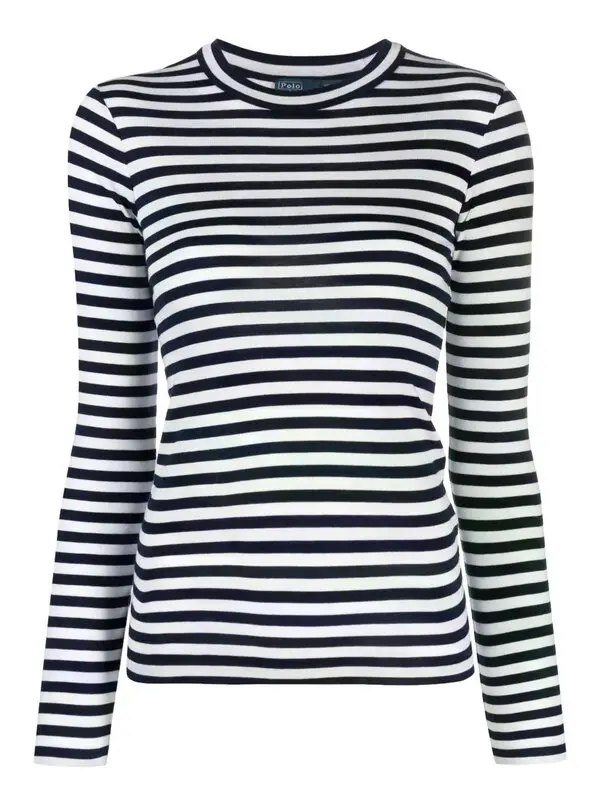 Polo Ralph Lauren Striped Long-sleeve Top - Blue