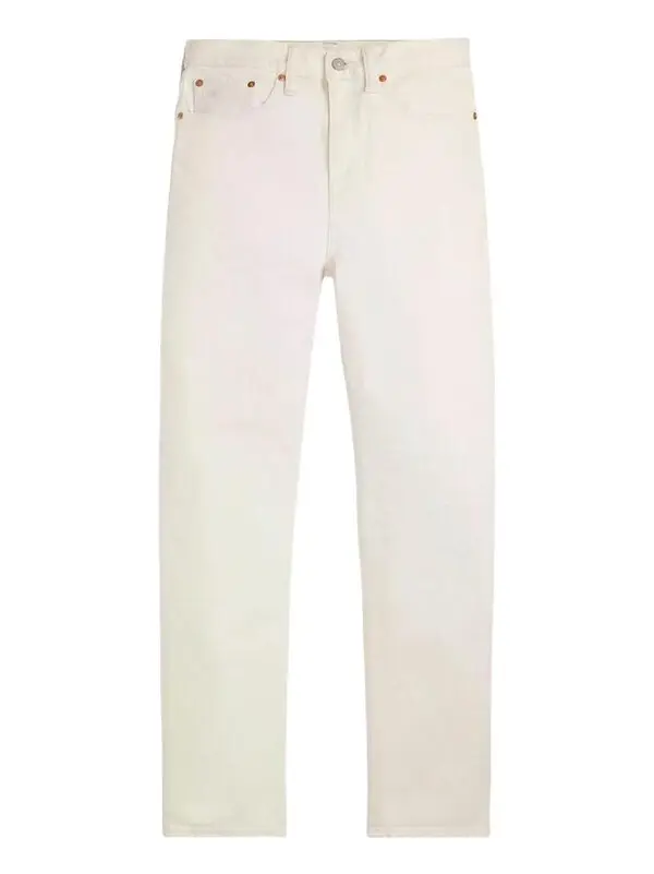Ralph Lauren Cream Cotton Jeans - Neutrals