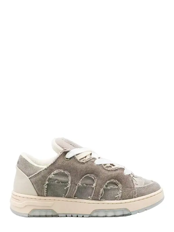 SANTHA Lace-up Sneakers - Grey