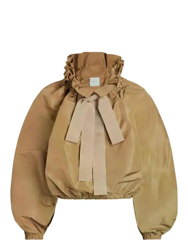 PATOU Iconic Drawstring Blouse - Neutrals