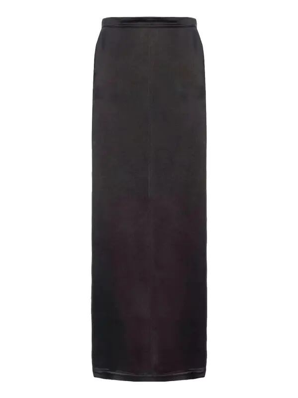 Pinko Rear-slit Maxi Skirt - Black