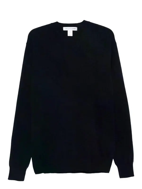 Comme Des Garçons Wool Sweater - Blue