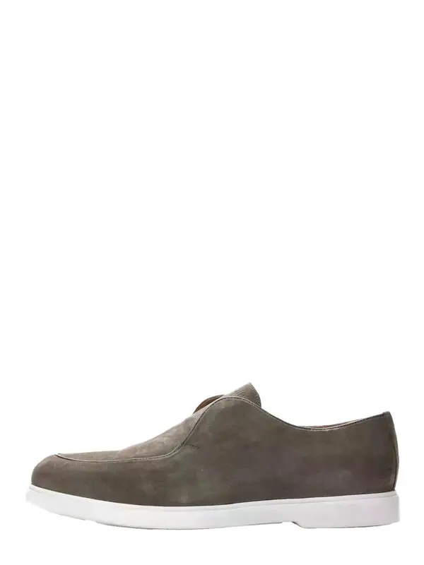 POCHE PARIS Suede Loafers - Brown
