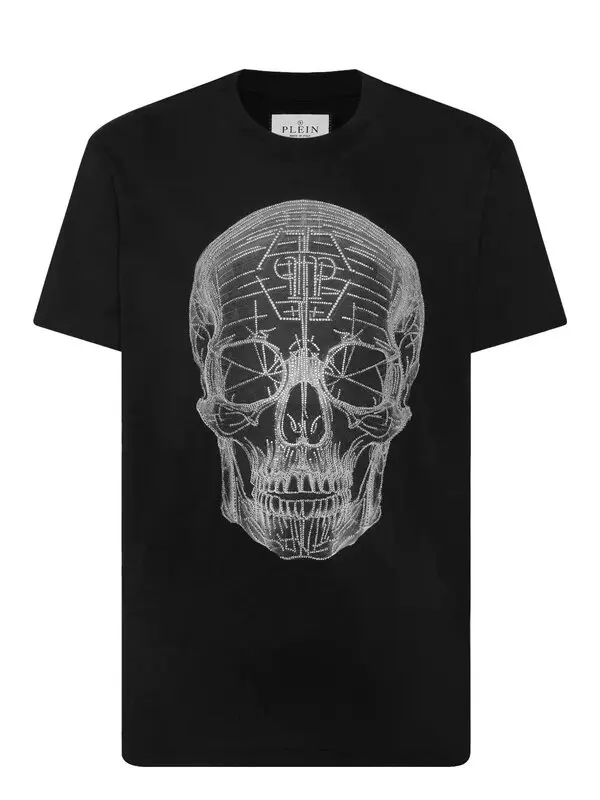 Philipp Plein Ss Xray Skull-print T-shirt - Black