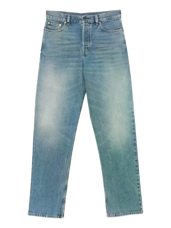 Gucci Low-rise Denim Trousers - Blue