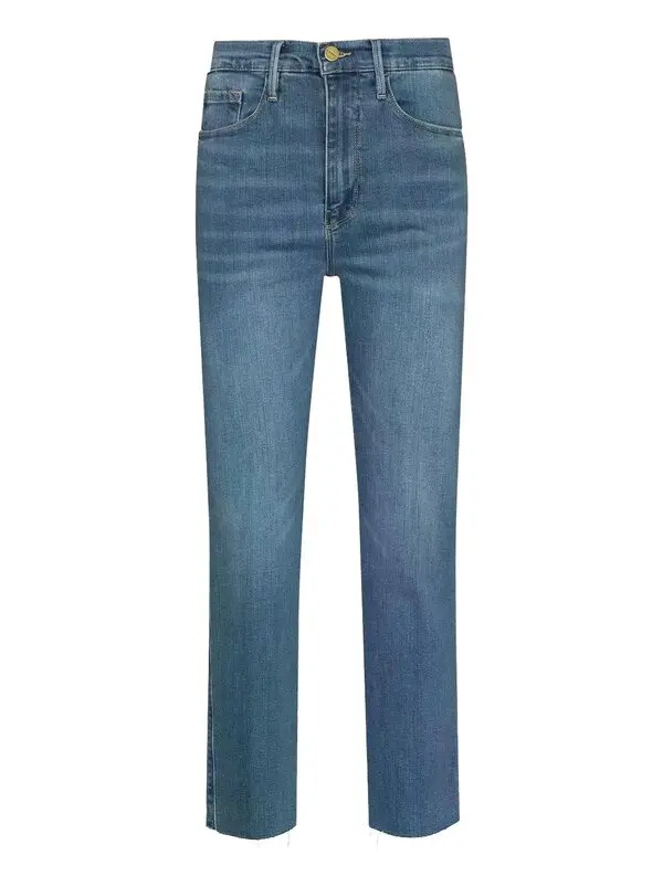 FRAME Le Sylvie Cropped Jeans - Blue