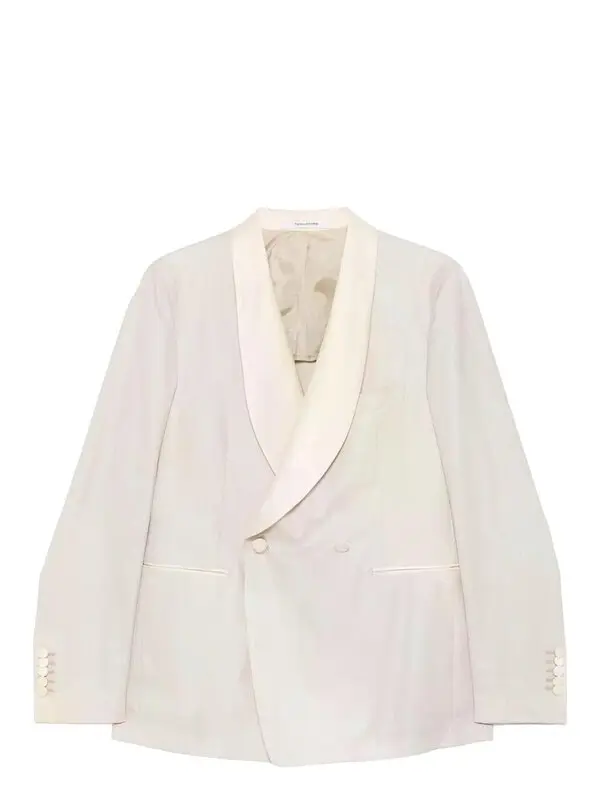 Tagliatore Patterned-jacquard Blazer - Neutrals