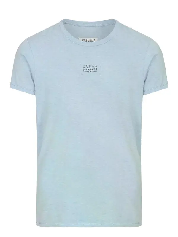 MAISON MARGIELA Numbers-motif T-shirt - Blue