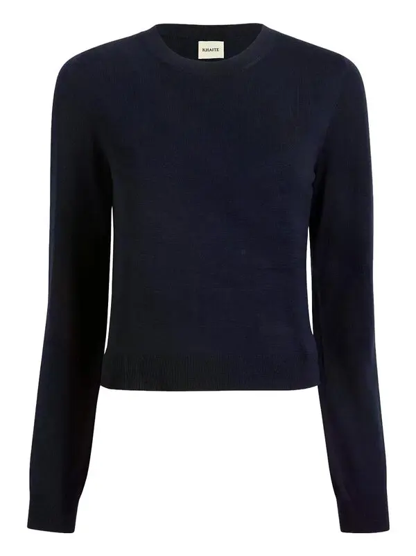 Khaite Cashmere Crew Neck Sweater - Blue