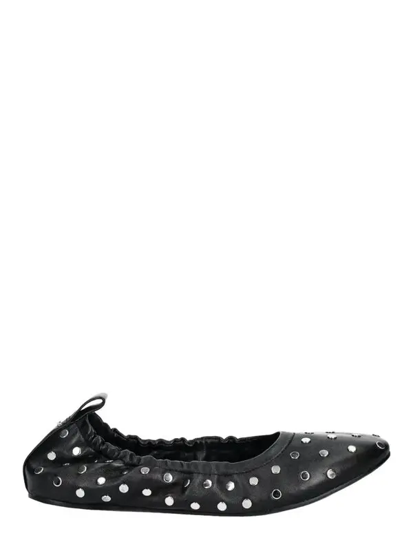Michael Kors Stud-detailing Ballerina Shoes - Black