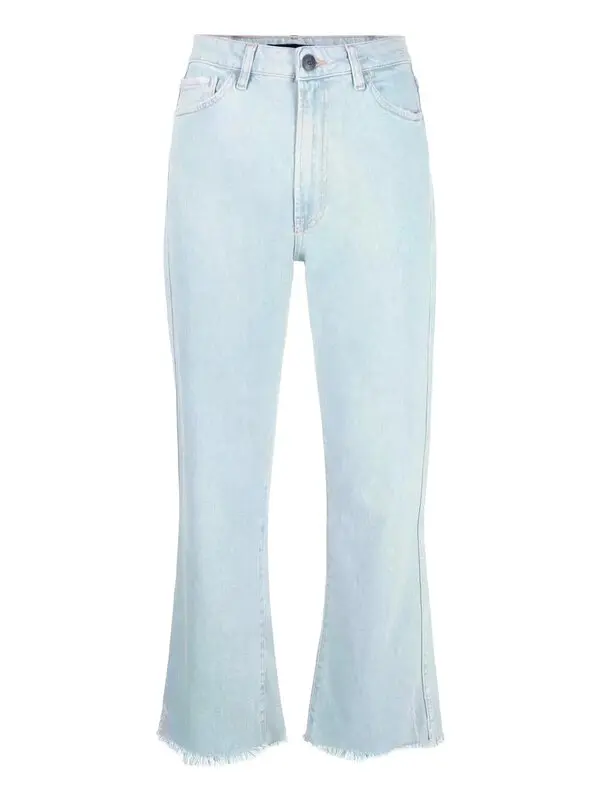 3x1 Emma Cropped Flare Jeans - Blue