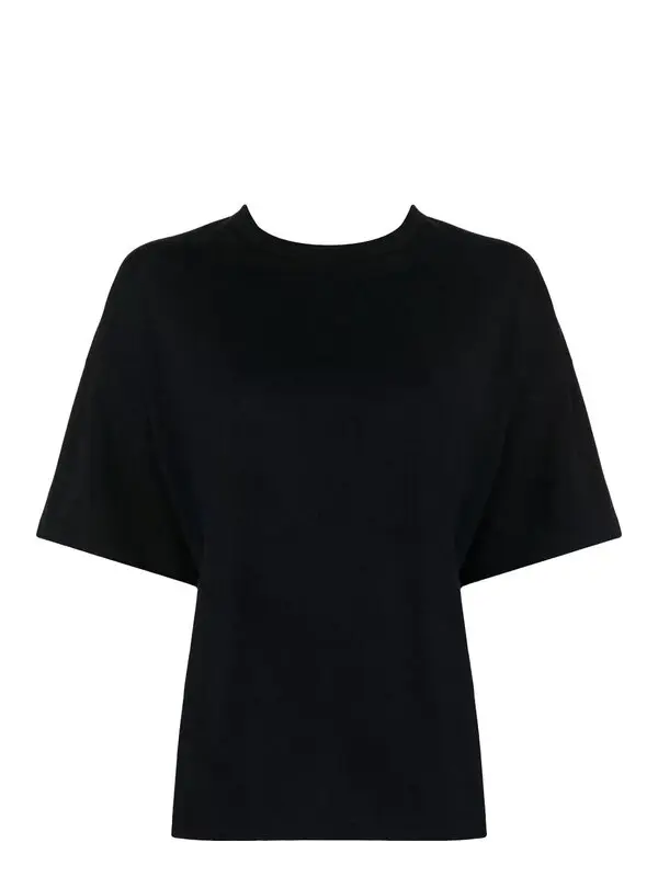MULLER OF YOSHIOKUBO Drop-shoulder Cotton T-shirt - Black