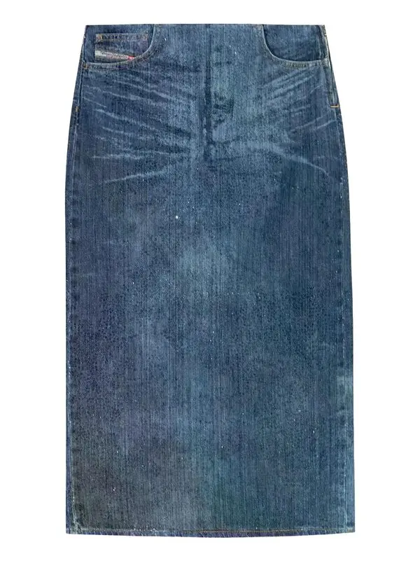 DIESEL® De-pra-s3 Midi Skirt - Blue