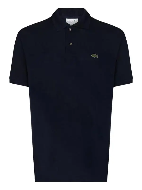 Lacoste Logo-patch Polo Shirt - Blue