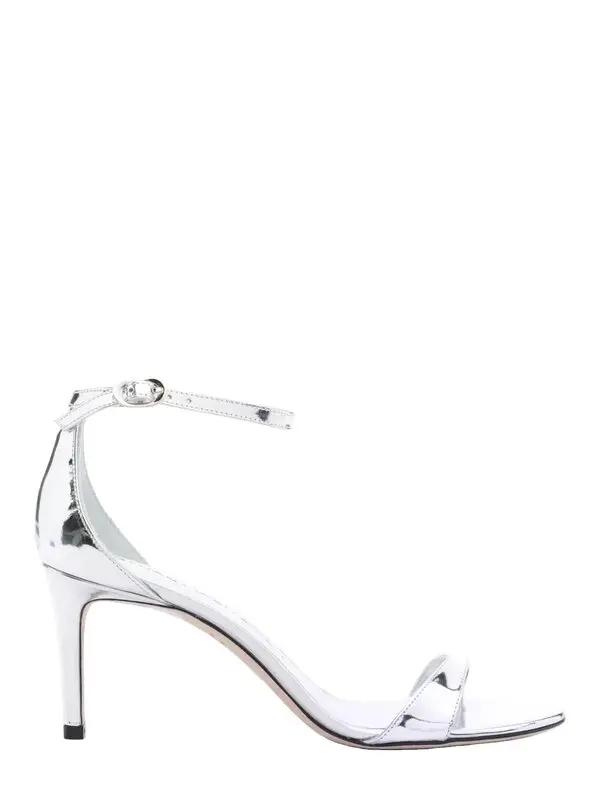 STUART WEITZMAN 75mm Nudist Ii Sandals - Silver