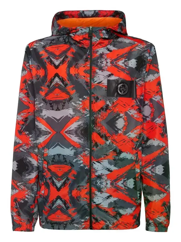 PLEIN SPORT Logo-print Hooded Jacket - Red