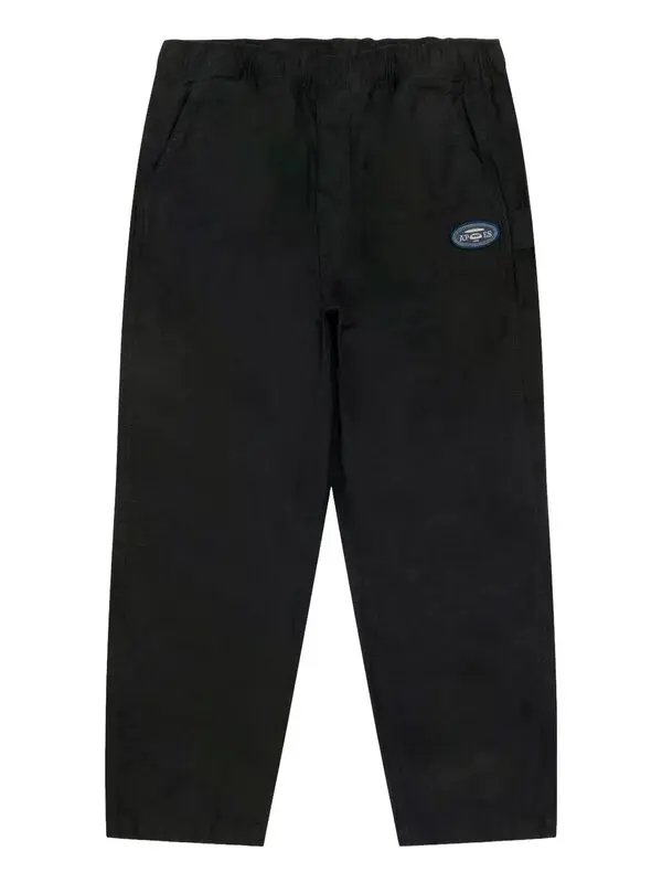AAPE BY *A BATHING APE Logo-patch Trousers - Black