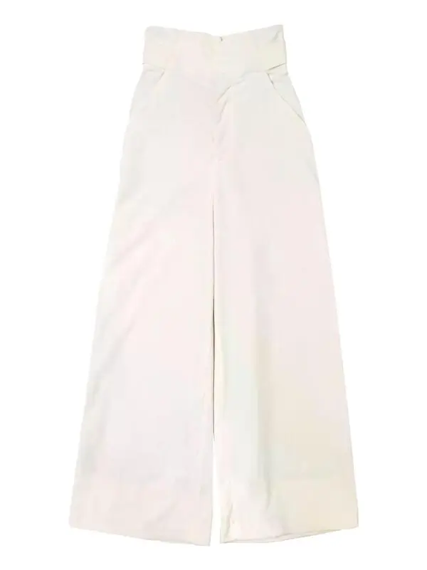 MULLER OF YOSHIOKUBO Velvet Trousers - Neutrals