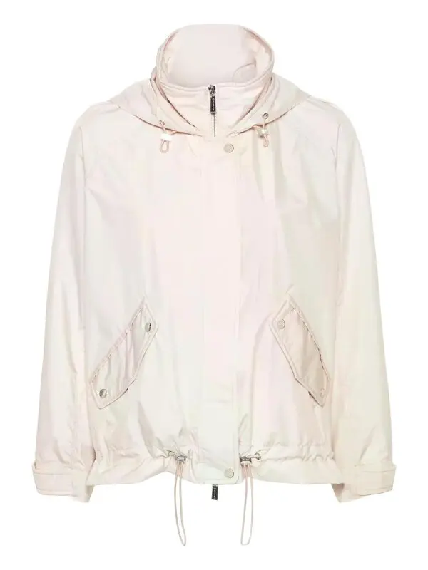 MOORER Jill-stp Hooded Jacket - Neutrals