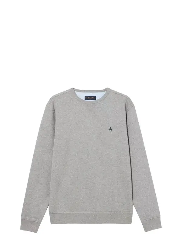Brooks Brothers Logo-embroidered Sweatshirt - Grey