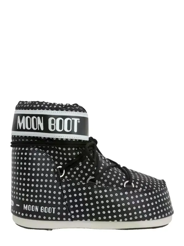 Moon Boot Logo-print Snow Boots - Black