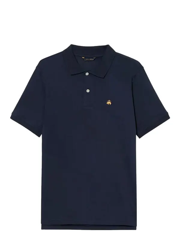 Brooks Brothers Logo-embroidered Polo Shirt - Blue