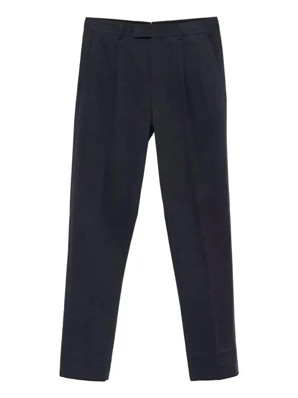 Zegna Slim Chino Trousers - Blue