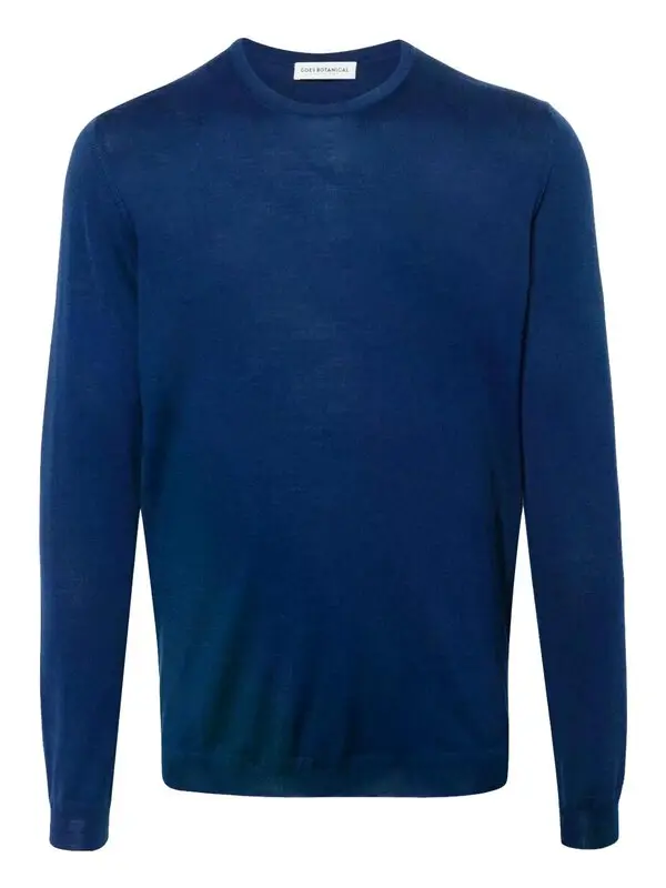 GOES BOTANICAL Merino Wool Sweater - Blue