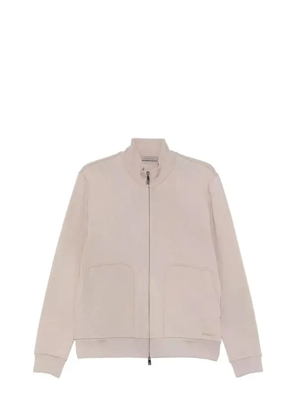 Corneliani Two-way Zip-up Sweatshirt - Neutrals