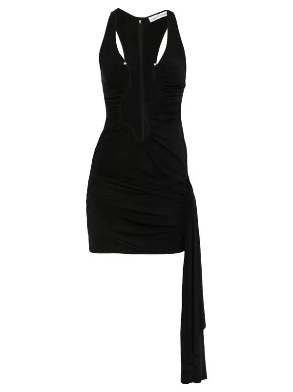 Christopher Esber Salacia Ruched Mini Dress - Black