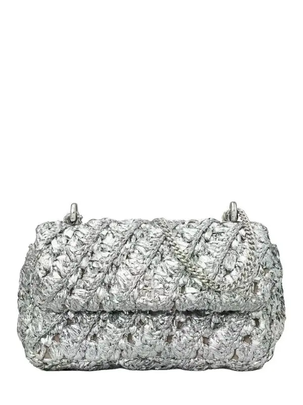 Tory Burch Mini Kira Crossbody Bag - Silver