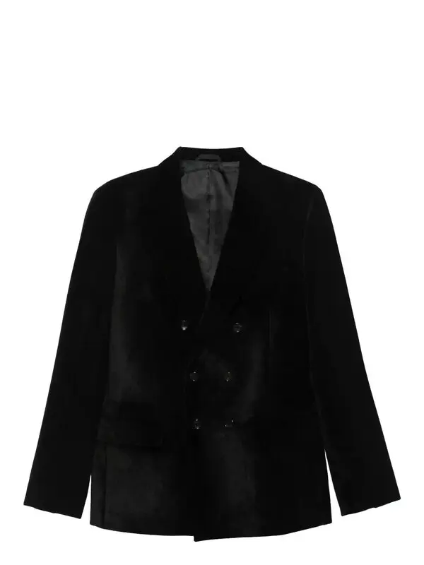 REVERES 1949 Velvet Blazer - Black
