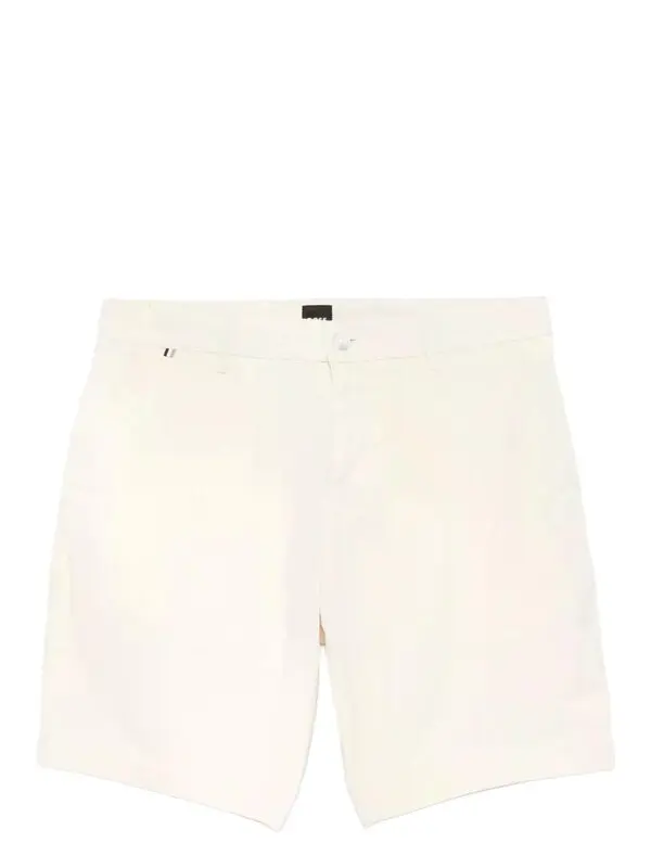 BOSS Gabardine Chino Shorts - Neutrals