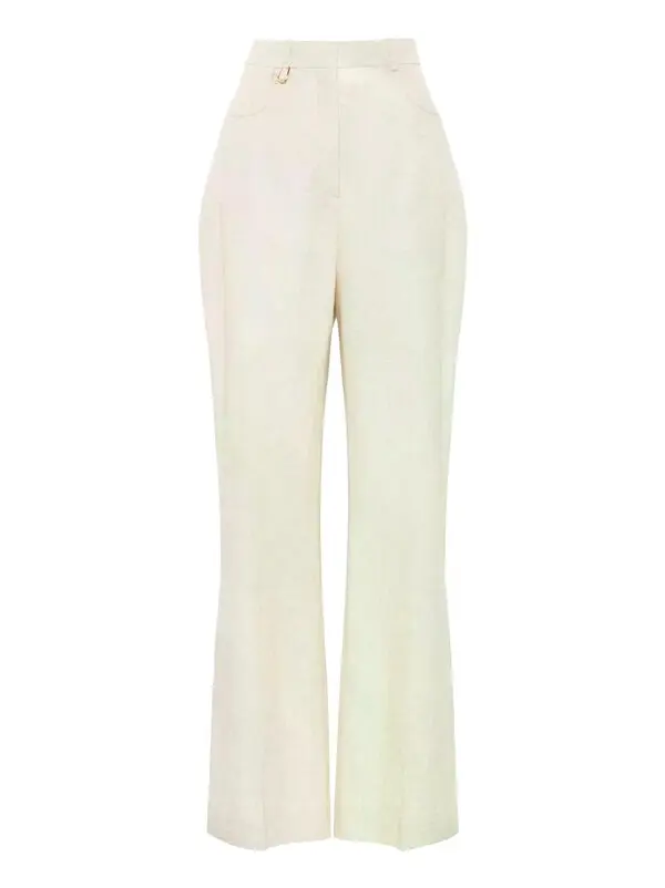 Jacquemus Le Pantalon Sauge Trousers - Neutrals