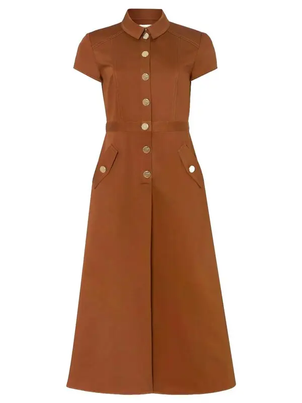 TEMPERLEY LONDON Castell Dress - Brown
