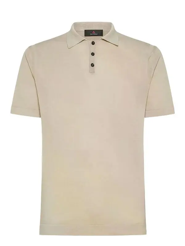 Peuterey Jersey Polo Shirt - Neutrals