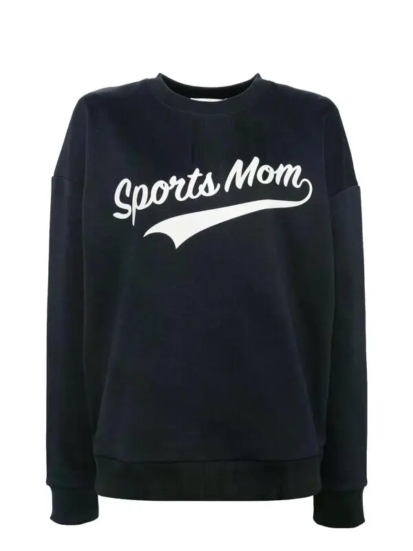 FAVORITE DAUGHTER Slogan Print Sweatshirt - Blue