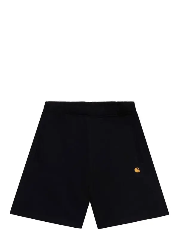 Carhartt Work In Progress Logo-embroidered Elasticated-waist Shorts - Black